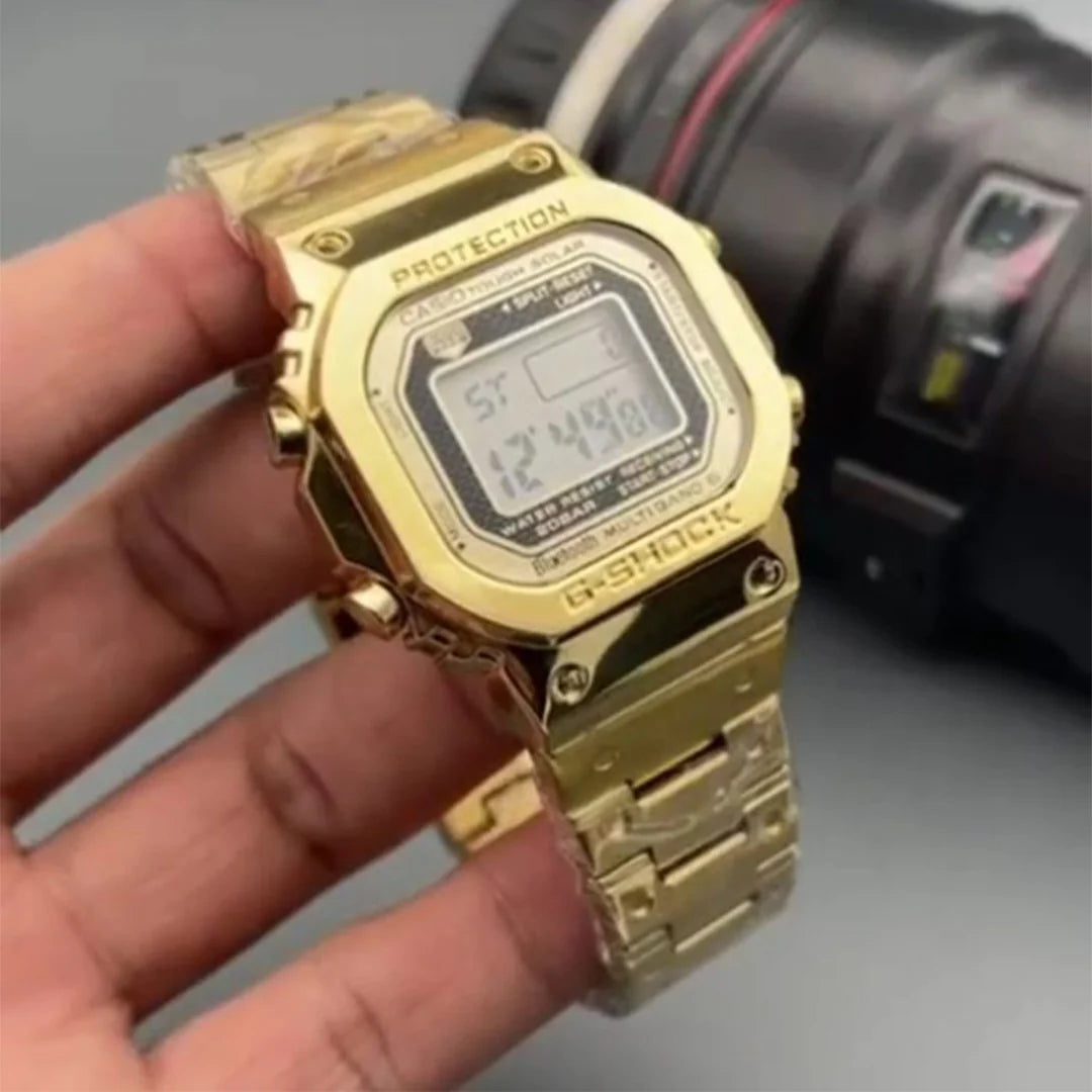 G-SHOCK Gold Metal Watch – Living Luxary