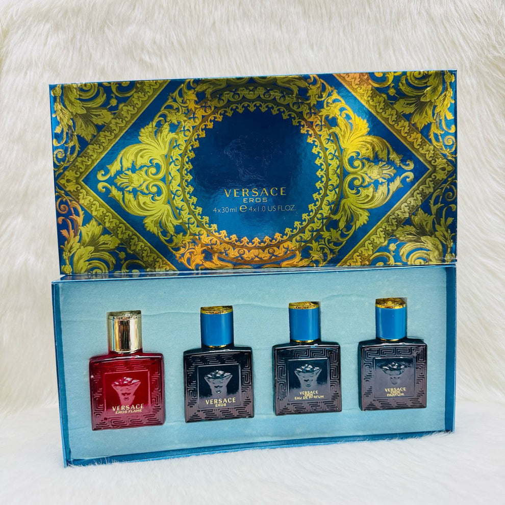 Versace Gift Set (Pack Of 4) For Mens – Living Luxary